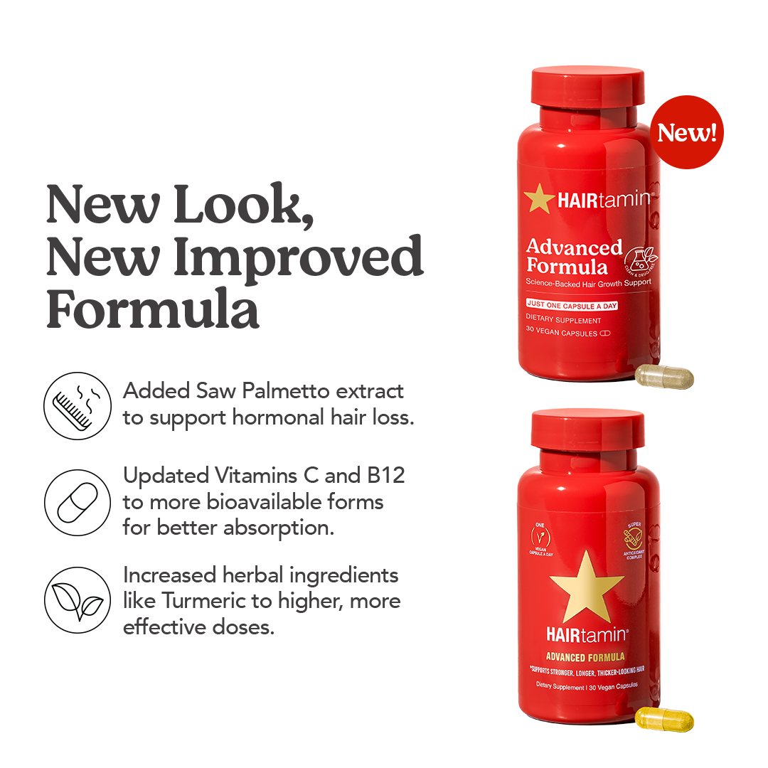 Advanced Formula | Clinically Proven Hair Vitamins for Women – HAIRtamin